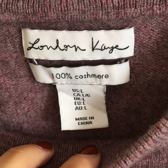 London Kaye | Sweaters | London Kaye 0 Cashmere Ballon Sleeve Sweater ...